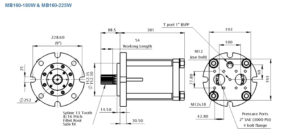 Janus M180 Axial Piston Motor - The Water Hydraulics Company Ltd